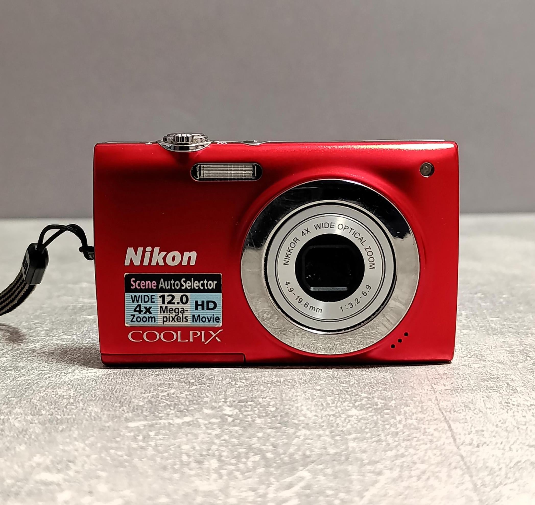 Compact Digital Camera Nikon Coolpix S2550 12,0 MP RED Fully Big Sale
