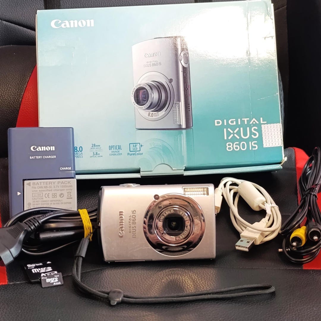 Canon Powershot Digital IXUS 860 IS 7.1MP Compact Digital Camera ...