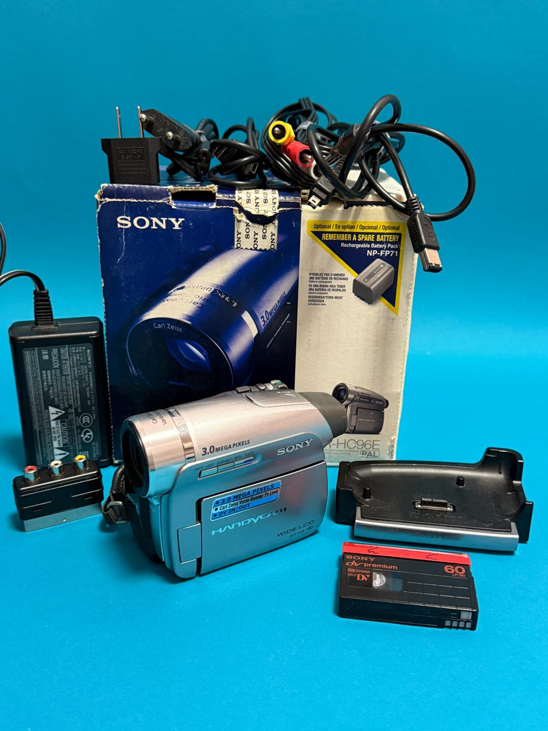Sony DCR-HC96E Silver: Mini DV Digital Video Camera Camcorder (full Box ...
