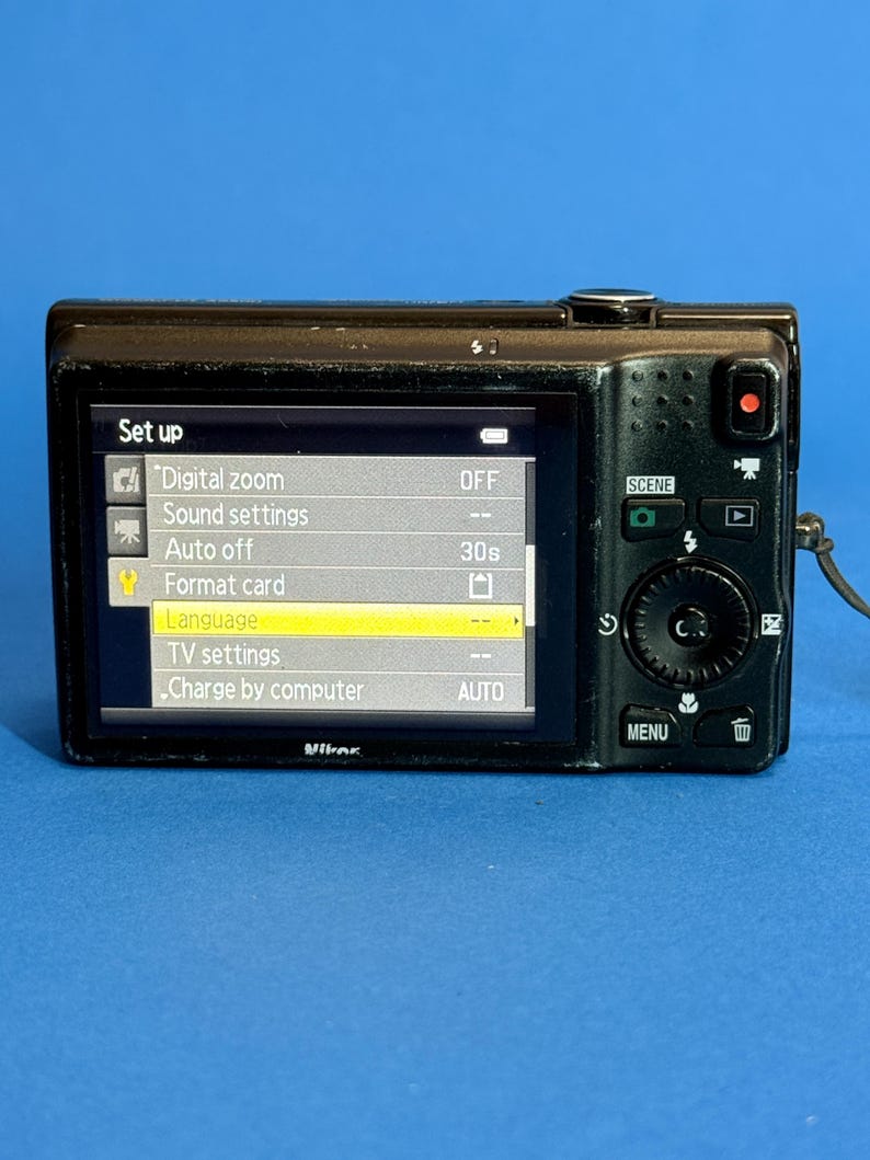 Nikon Coolpix S6200 16MP Black / Digital Camera Compact / Nikon Cameras ...