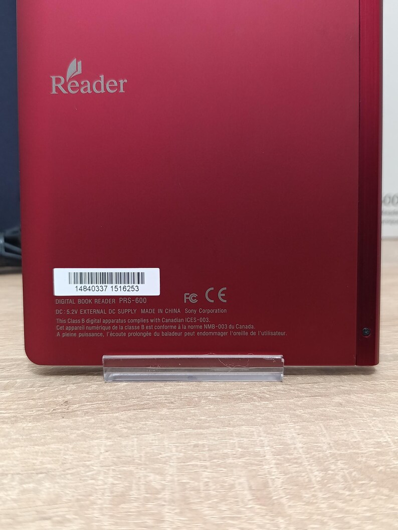 Rare Sony Reader PRS-600 Touch Edition – Electronic Book / Red Rare ...