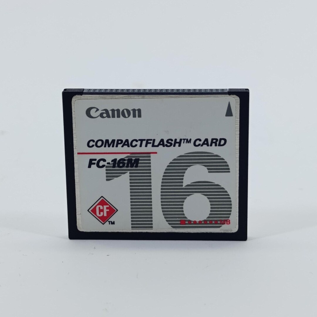 Canon 16 MB Compactflash FC-16M Camera Memory Card - Etsy