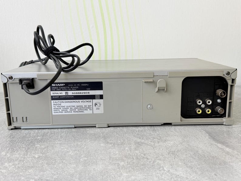 Sharp VC-A50SRU / VHS VCR Video Cassette Recorder Player / Vintage Home ...