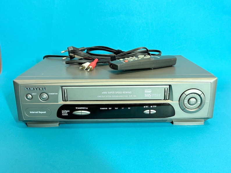 Vintage Samsung SVR-140 VHS-C Player – Retro Video Cassette Player ...