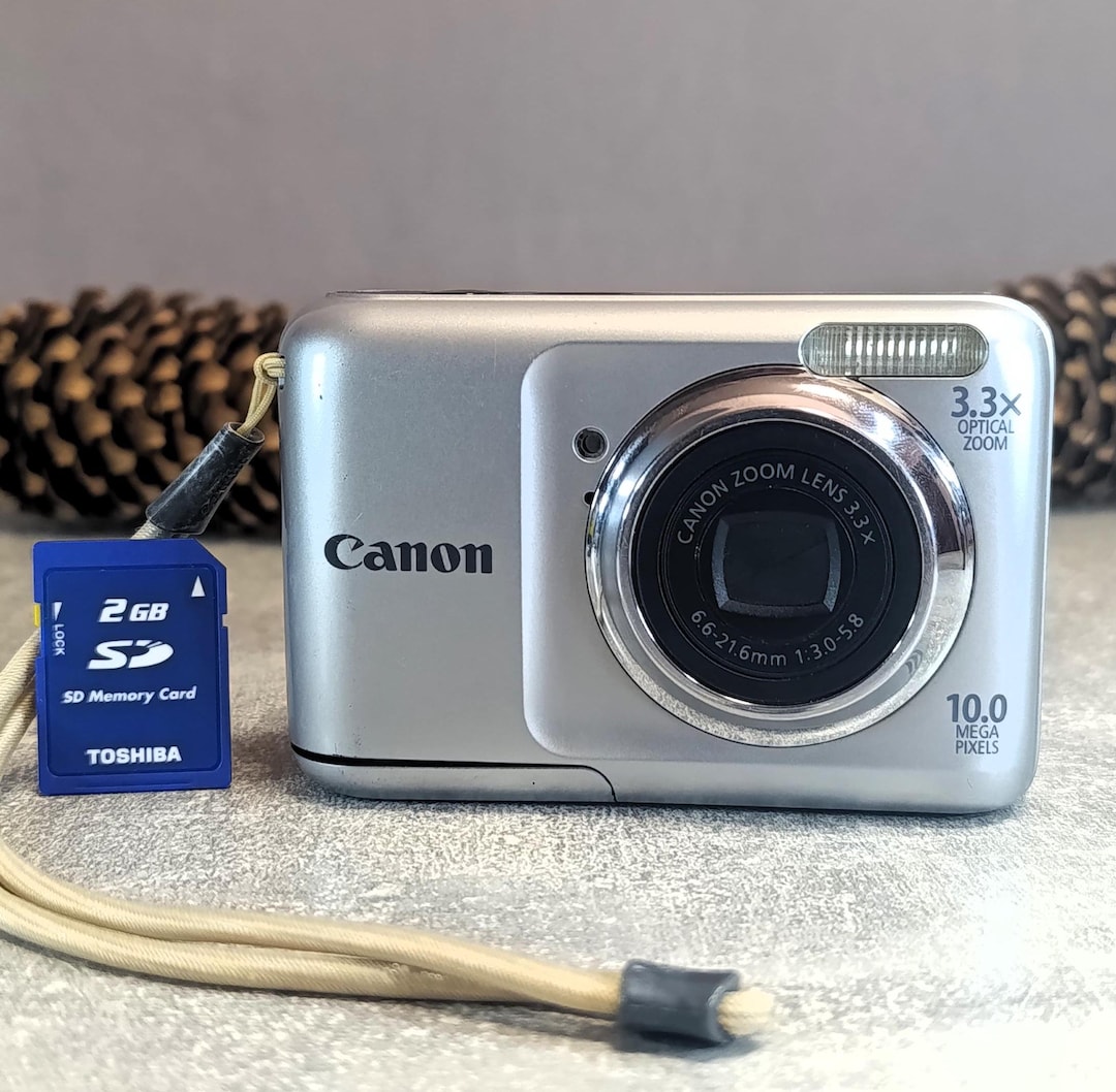 Canon Powershot A800 Compact Digital Camera 10MP Silver Ready to Use - Etsy