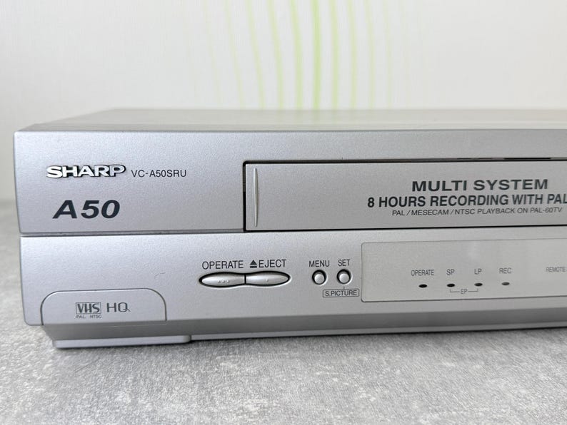 Sharp VC-A50SRU / VHS VCR Video Cassette Recorder Player / Vintage Home ...
