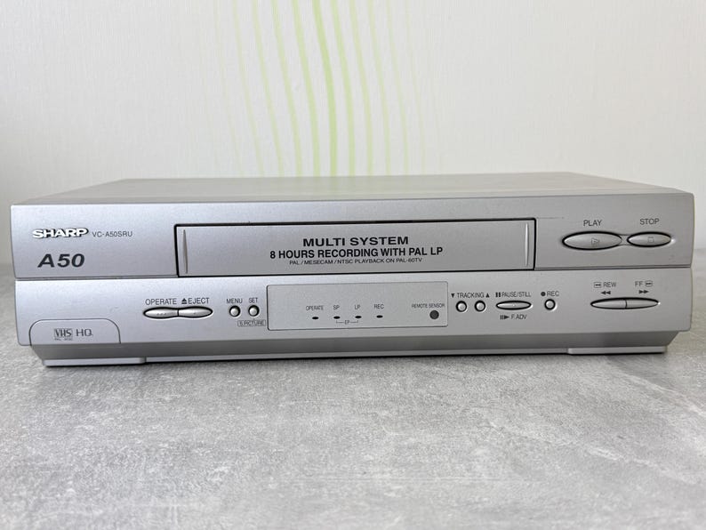 Sharp VC-A50SRU / VHS VCR Video Cassette Recorder Player / Vintage Home ...
