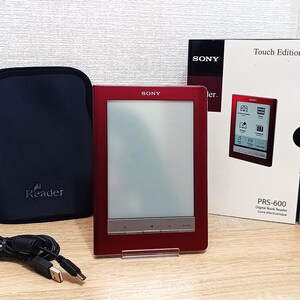 Rare Sony Reader PRS-600 Touch Edition – Electronic Book / Red Rare ...