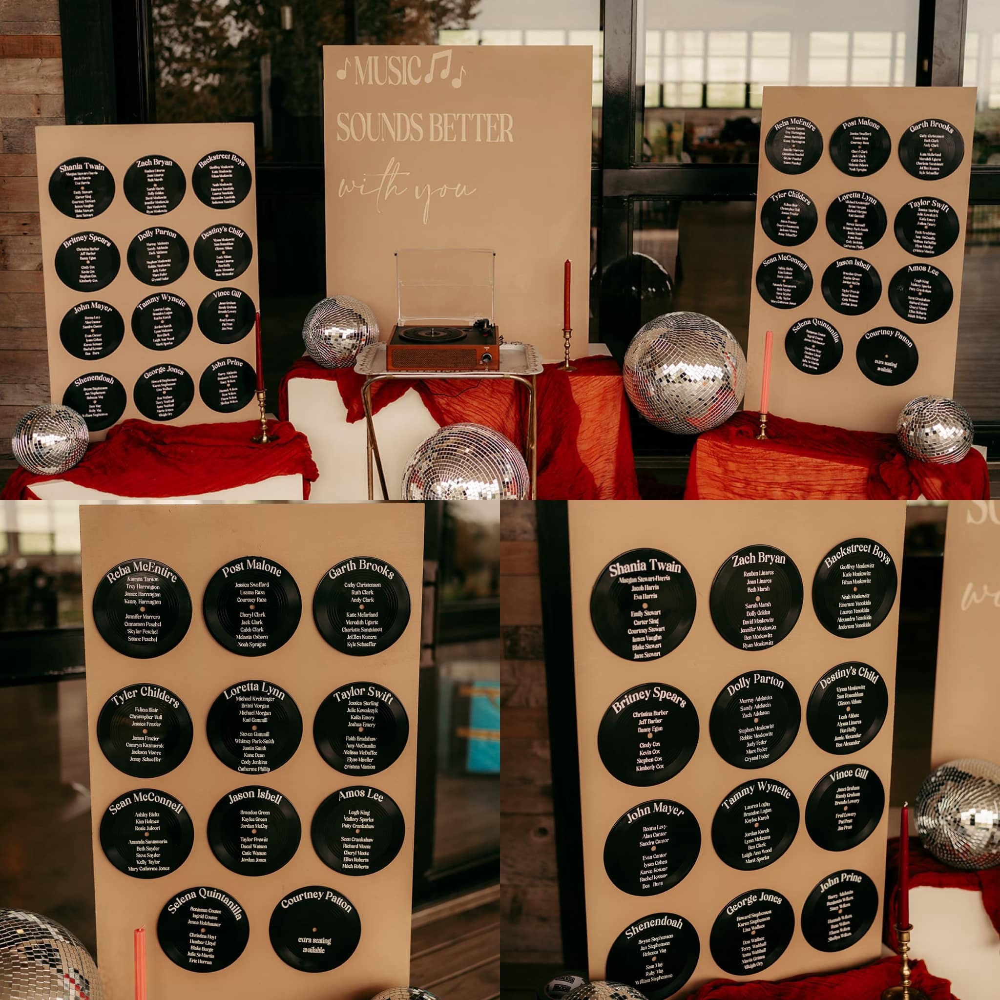 Custom Record Seating Chart - Etsy