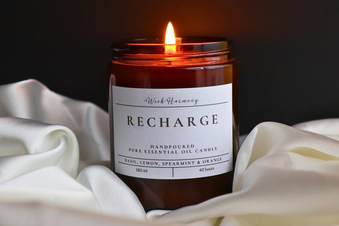 Aromatherapy Candle Recharge | Energizing Blend of Peppermint ...
