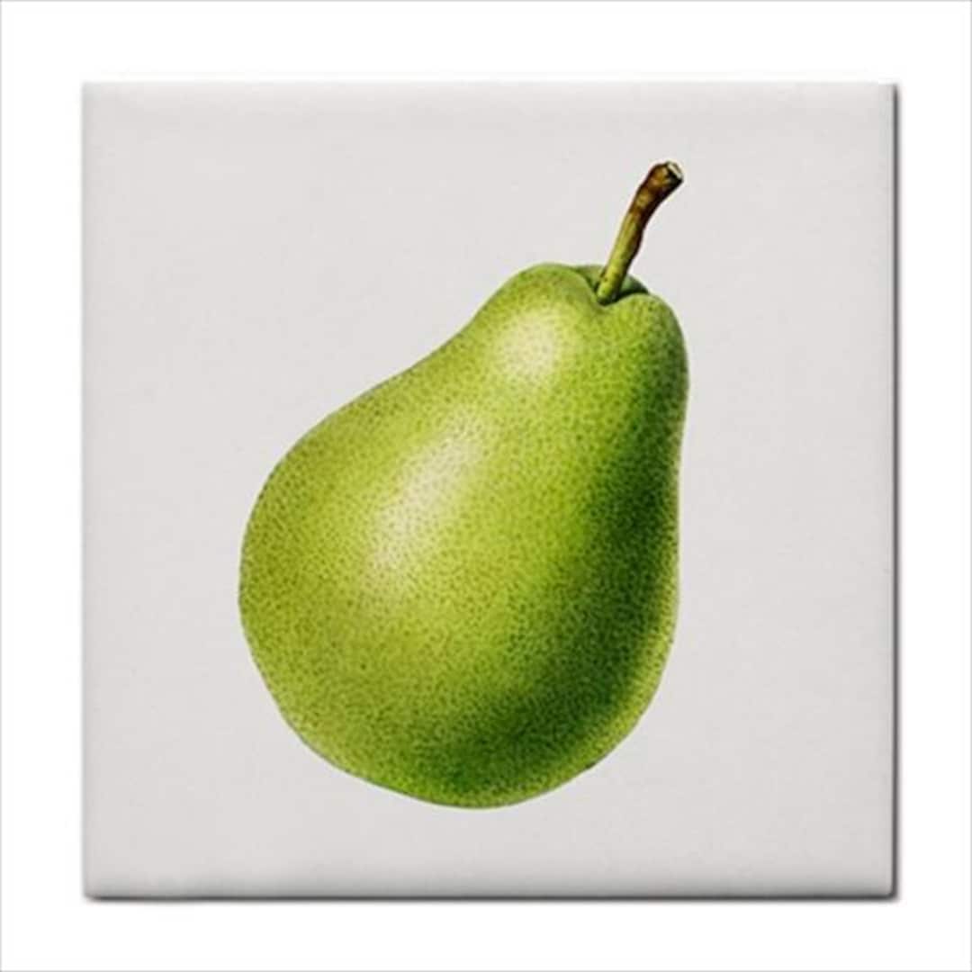 Pear Ceramic Tile Art Kitchen Backsplash Home Wall Decor - Etsy
