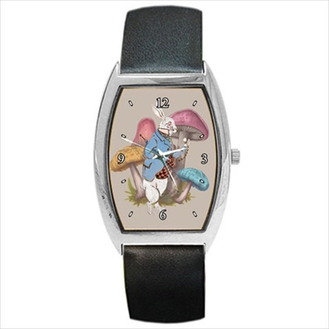 White Rabbit Watch Alice in Wonderland Analog Unisex Wristwatch - Etsy
