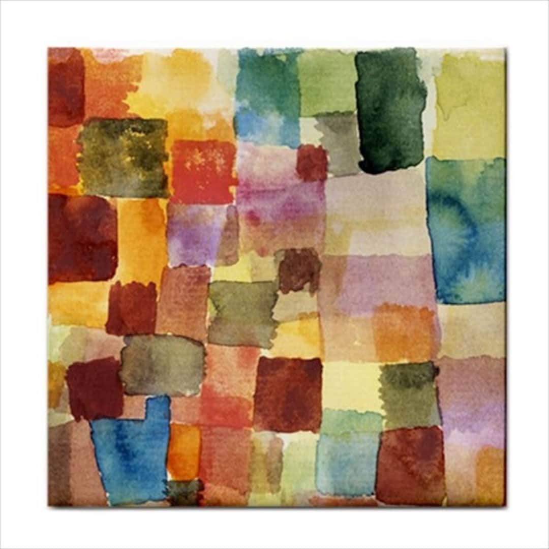 Paul Klee Abstract Art Craft Backsplash Border Tile Back Splash - Etsy