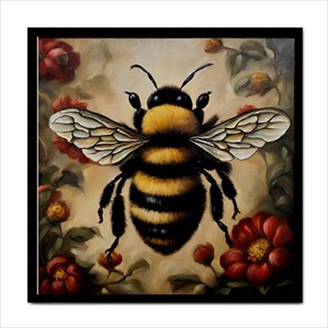 Bumblebee Ceramic Tile Art Backsplash Home Wall Decor 4.25x4.25 Inches ...