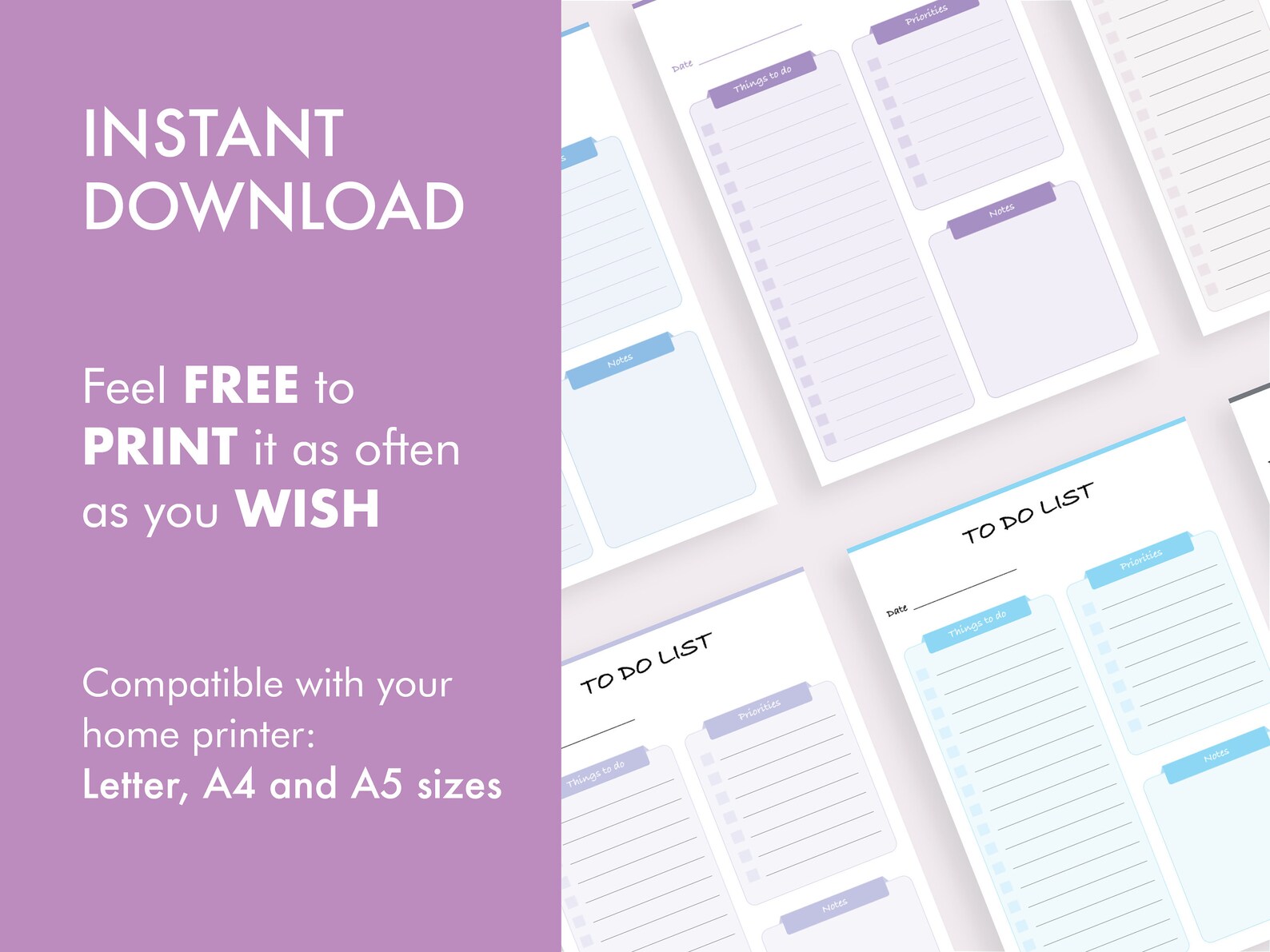 Editable to Do List Template, Minimal to Do List Printable, Fillable ...