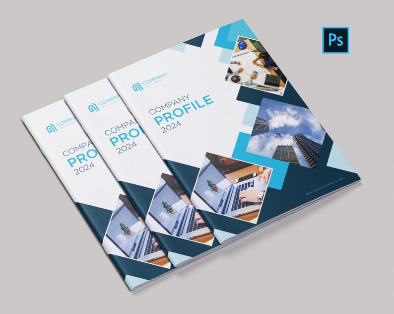 Letter Size and A4 Size Annual Report Cover, Company Profile Cover ...