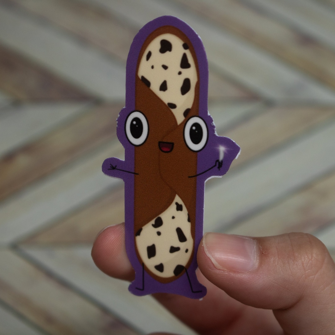 Nightmare Bakery Cannoli Sticker (die-cut, 3-in Tall, Glossy, Water ...