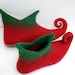 Christmas Gift Fairy Shoes Red Boots Woodland Shoes Medieval Shoes ...