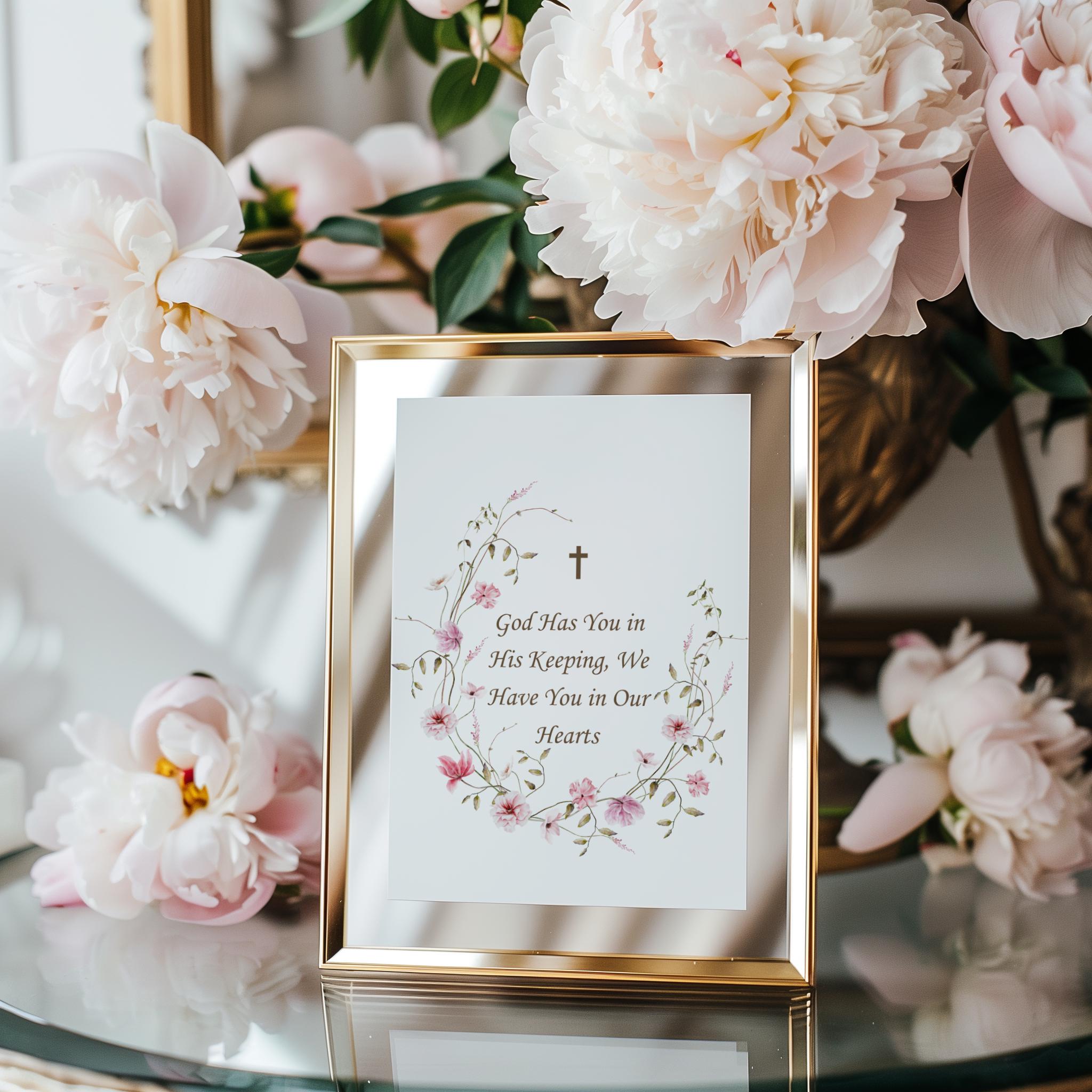 Funeral Table Sign, in Loving Memory, Celebration of Life Decor, 5x7 ...