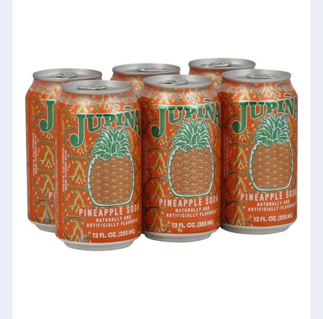 Jupina Pineapple Soda Pack 6 - Etsy