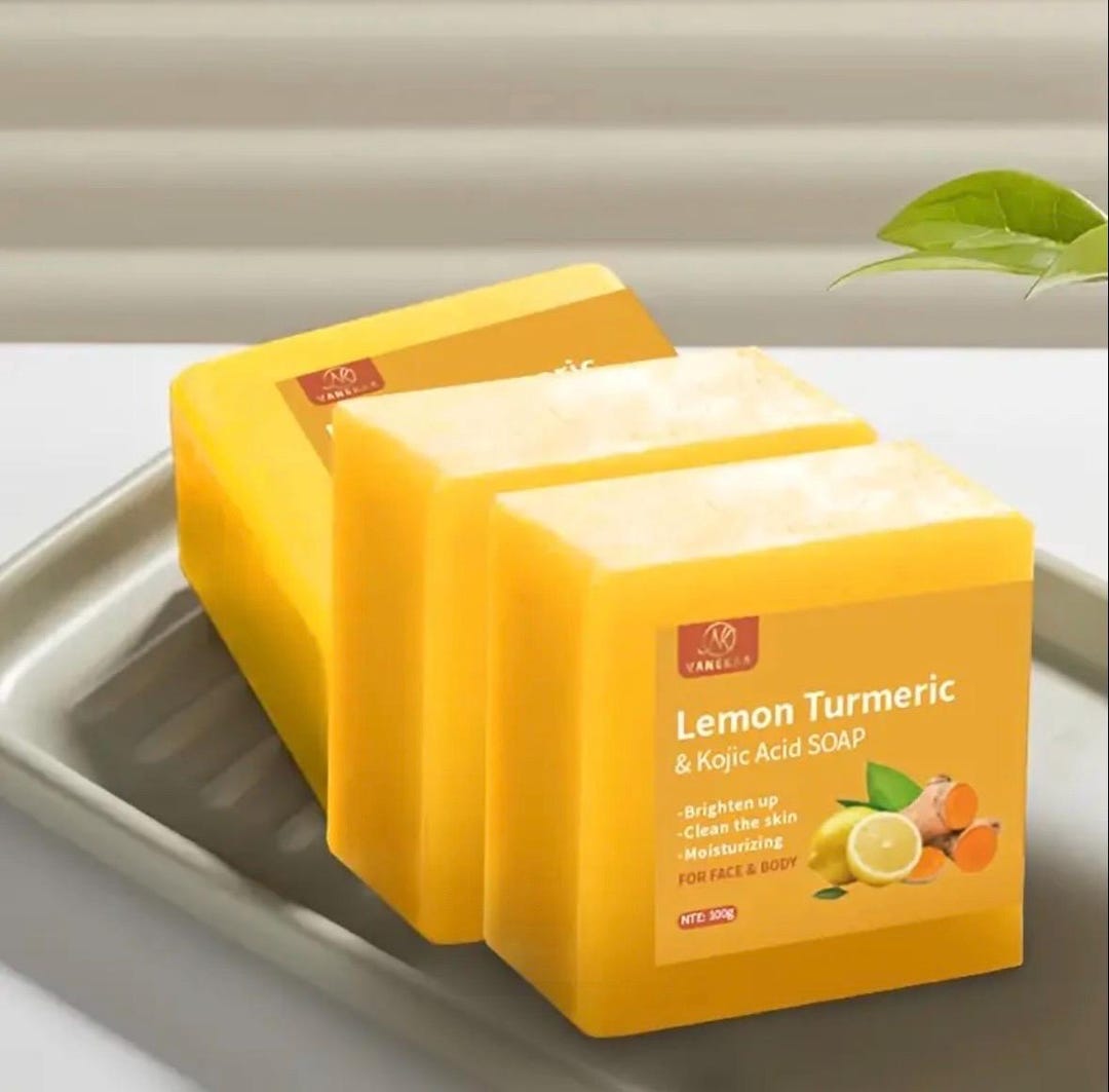 Lemon Turmeric & Kojic Acid Soap Ship Partout - Etsy