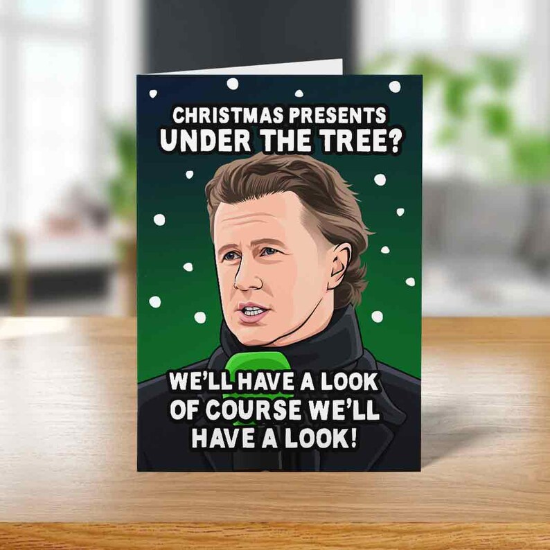 Steve Mcmanaman We'll Have a Look Funny Christmas Card | Premier League ...