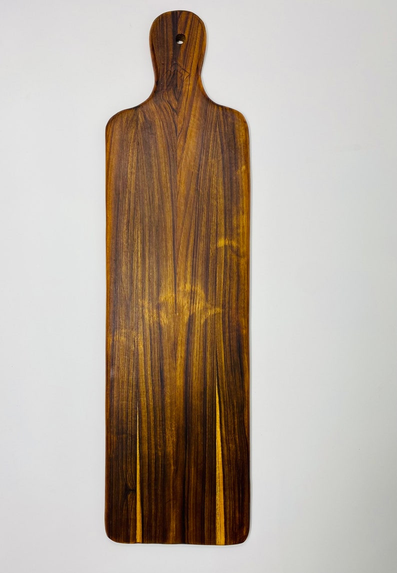 Handcrafted Teakwood Charcuterie Paddle Board - Etsy