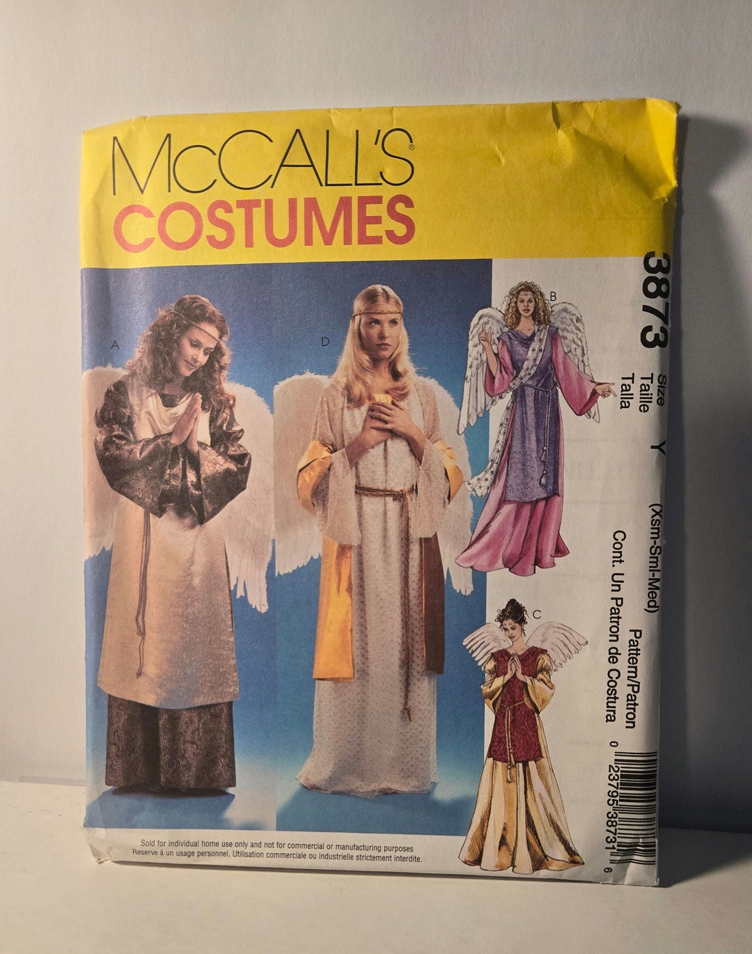 Mccalls Angel Costume Pattern 3873 - Sewing Pattern - Etsy