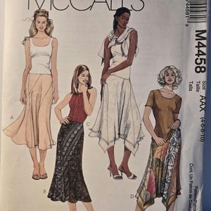 Mccalls Skirt Pattern M4458 - Multiple Styles - Sewing Pattern - Etsy