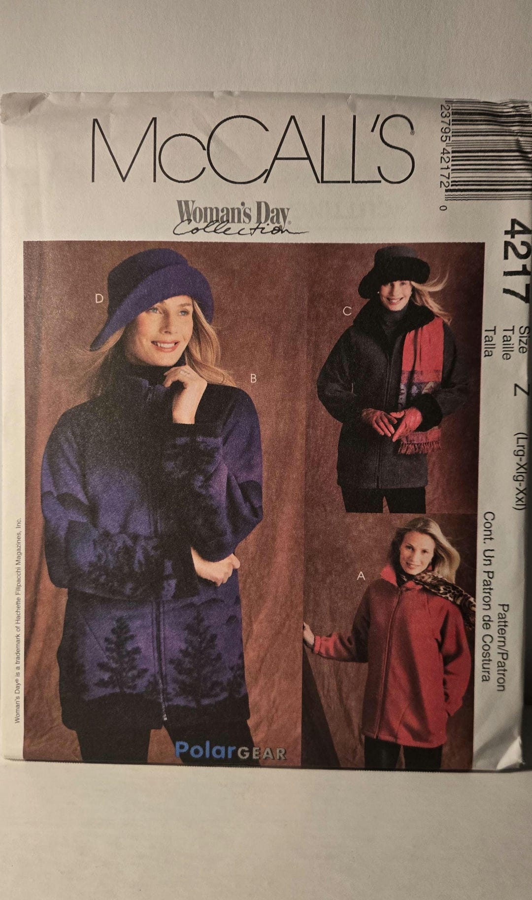 Mccalls Coat Pattern 4217 - Multiple Styles With Matching Hat - Sewing ...