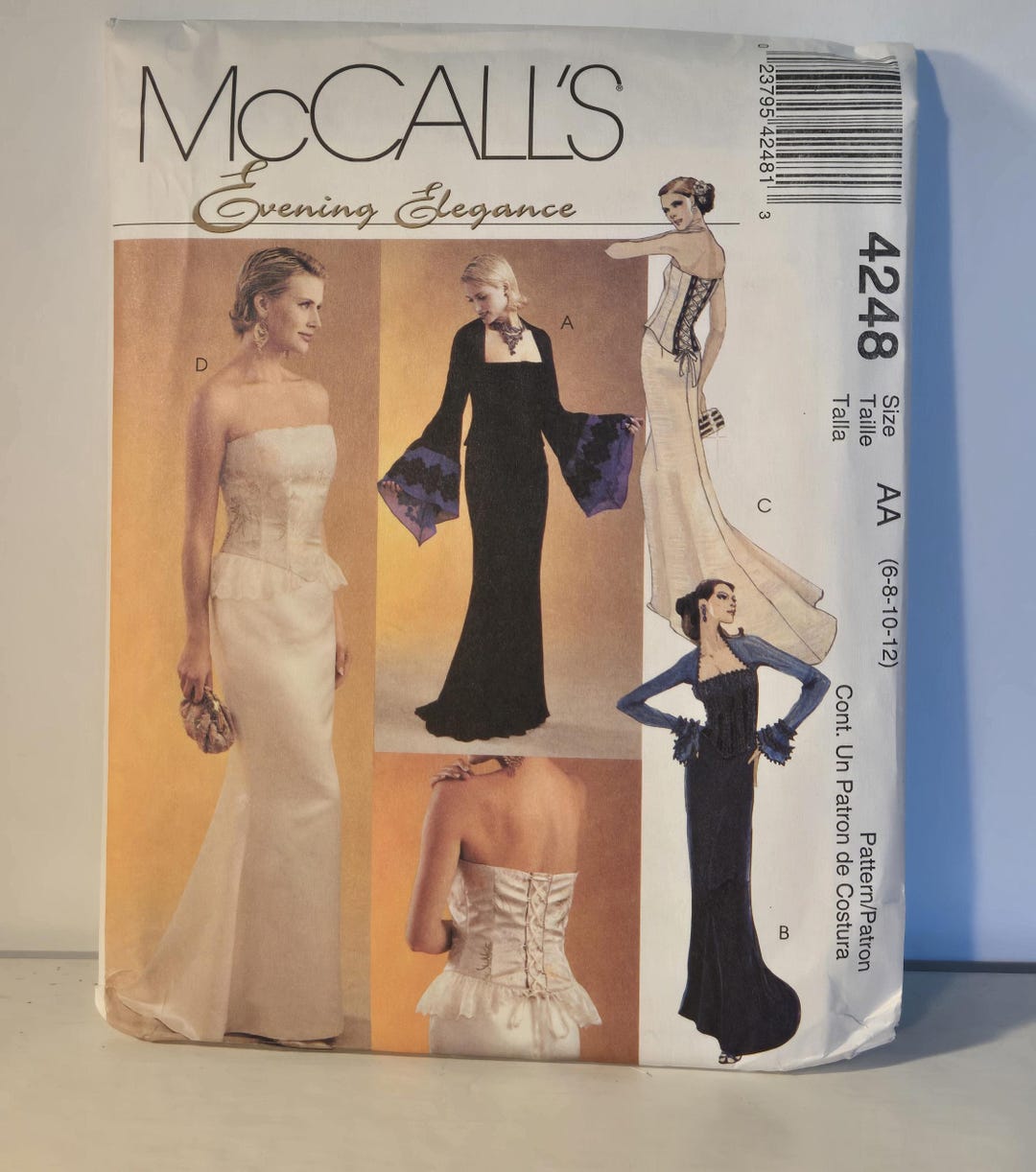 Mccalls Evening Dress Pattern 4248 - Multiple Style - Sewing Pattern - Etsy