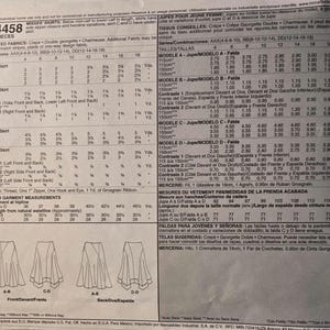 Mccalls Skirt Pattern M4458 - Multiple Styles - Sewing Pattern - Etsy
