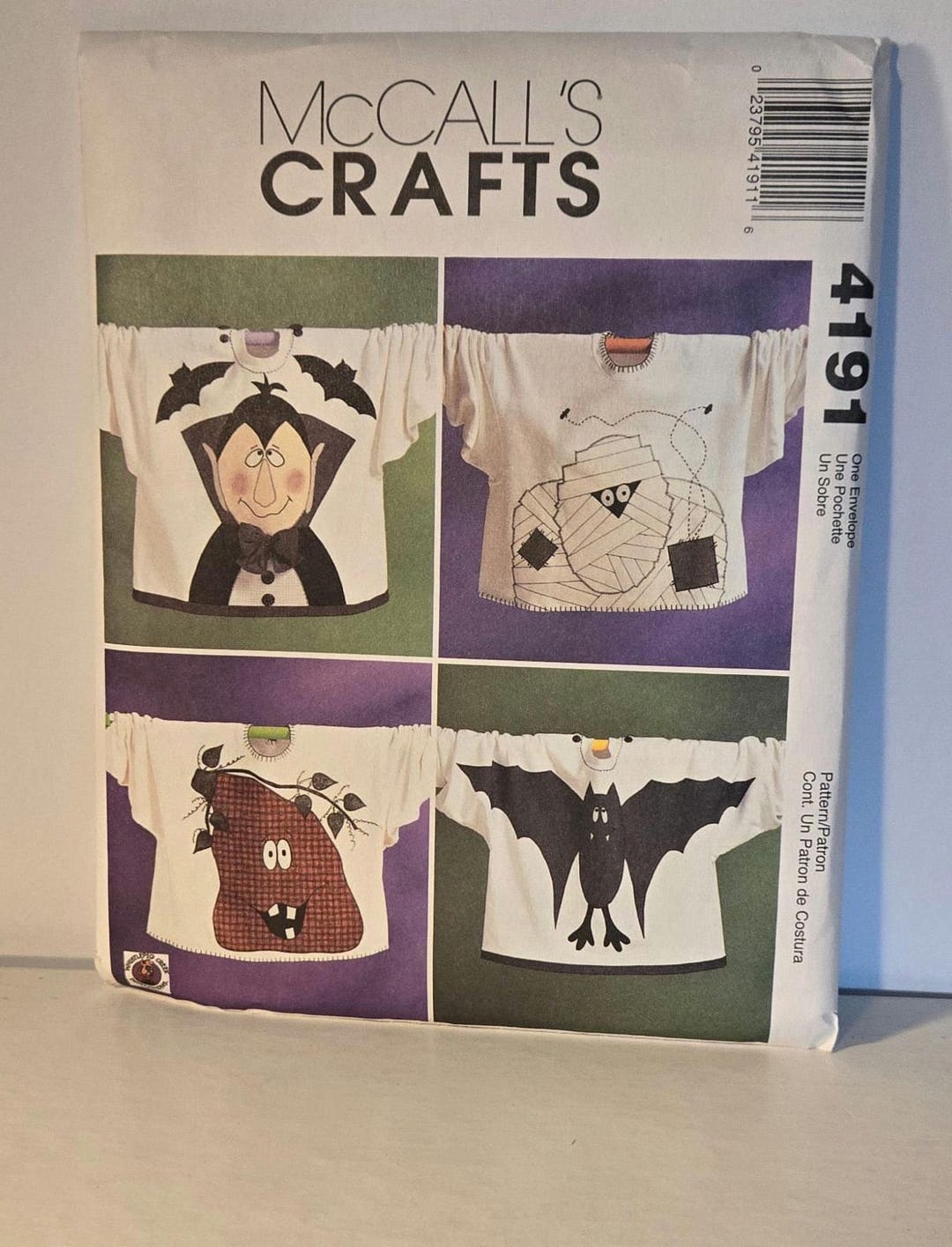 Mccalls Holiday Craft Pattern - Halloween Appliques - 10 Pieces - Etsy