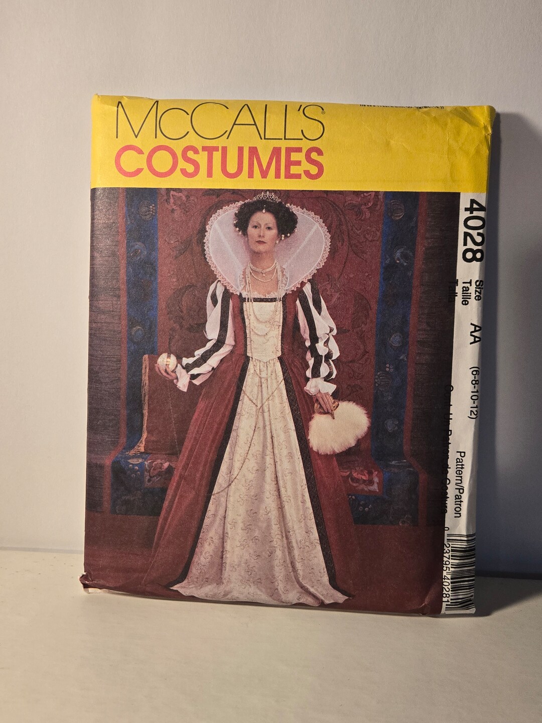 Mccalls Queen Costume Pattern 4028 - Sewing Pattern - Etsy