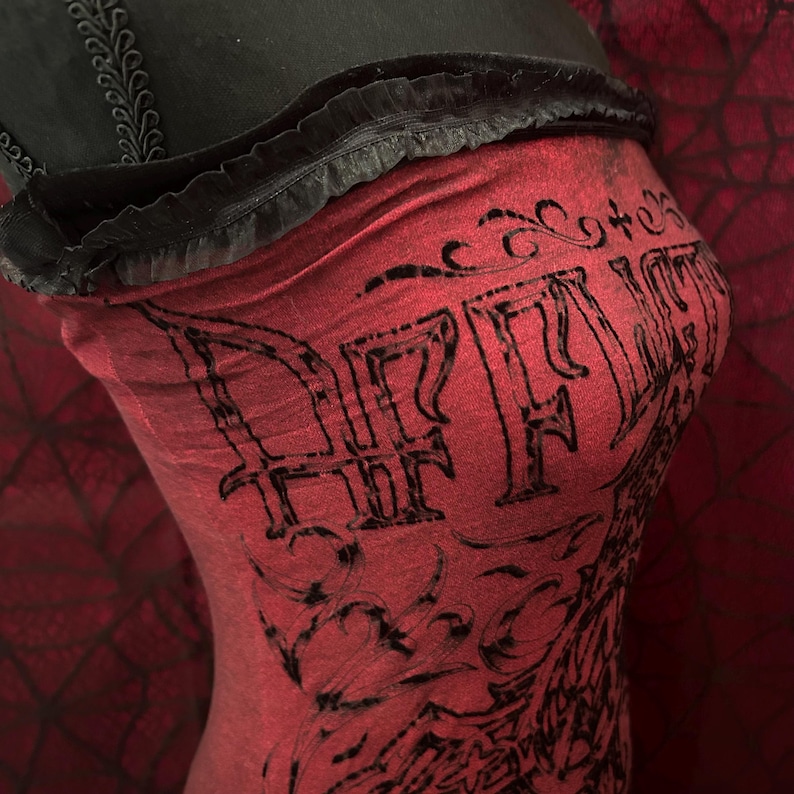 Y2K Emo Affliction Mini Dress | Upcycled Alternative Tube Top Style - Etsy