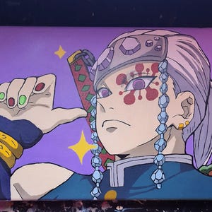 Uzui Tengen Acrylic Painting - Etsy