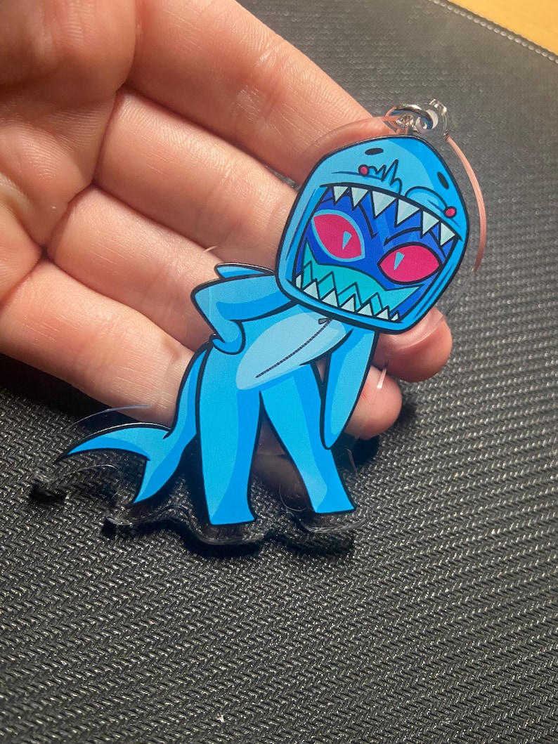 SHARK VOX CHARM Hazbin Hotel - Etsy