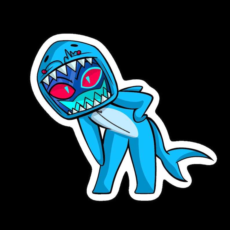 SHARK VOX CHARM Hazbin Hotel - Etsy