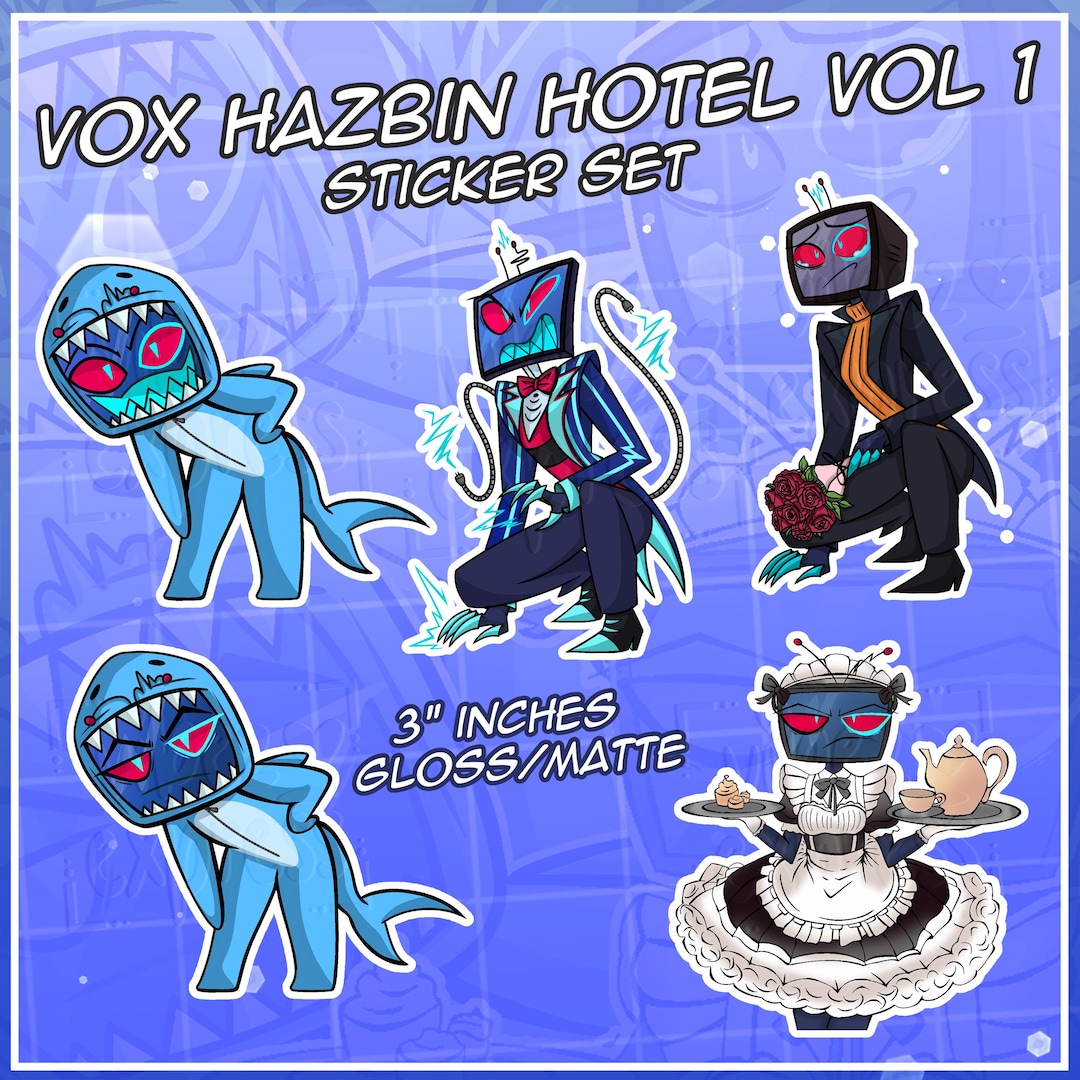 HAZBIN HOTEL - Vox Stickers Volume 1 - Etsy UK