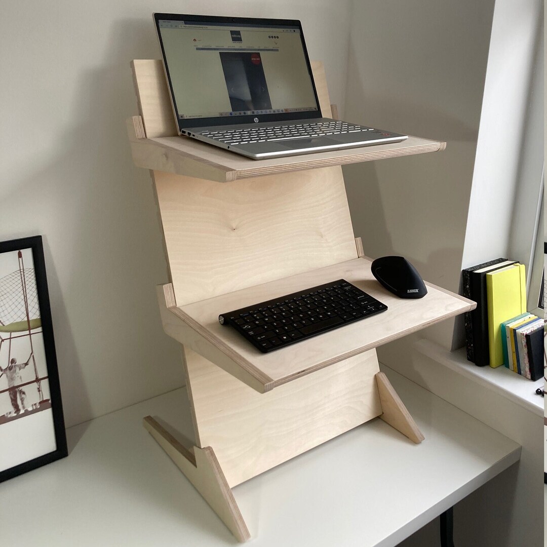 STANDING DESK NARROW, Laptop Stand, Work Station, Home Office, Modern ...