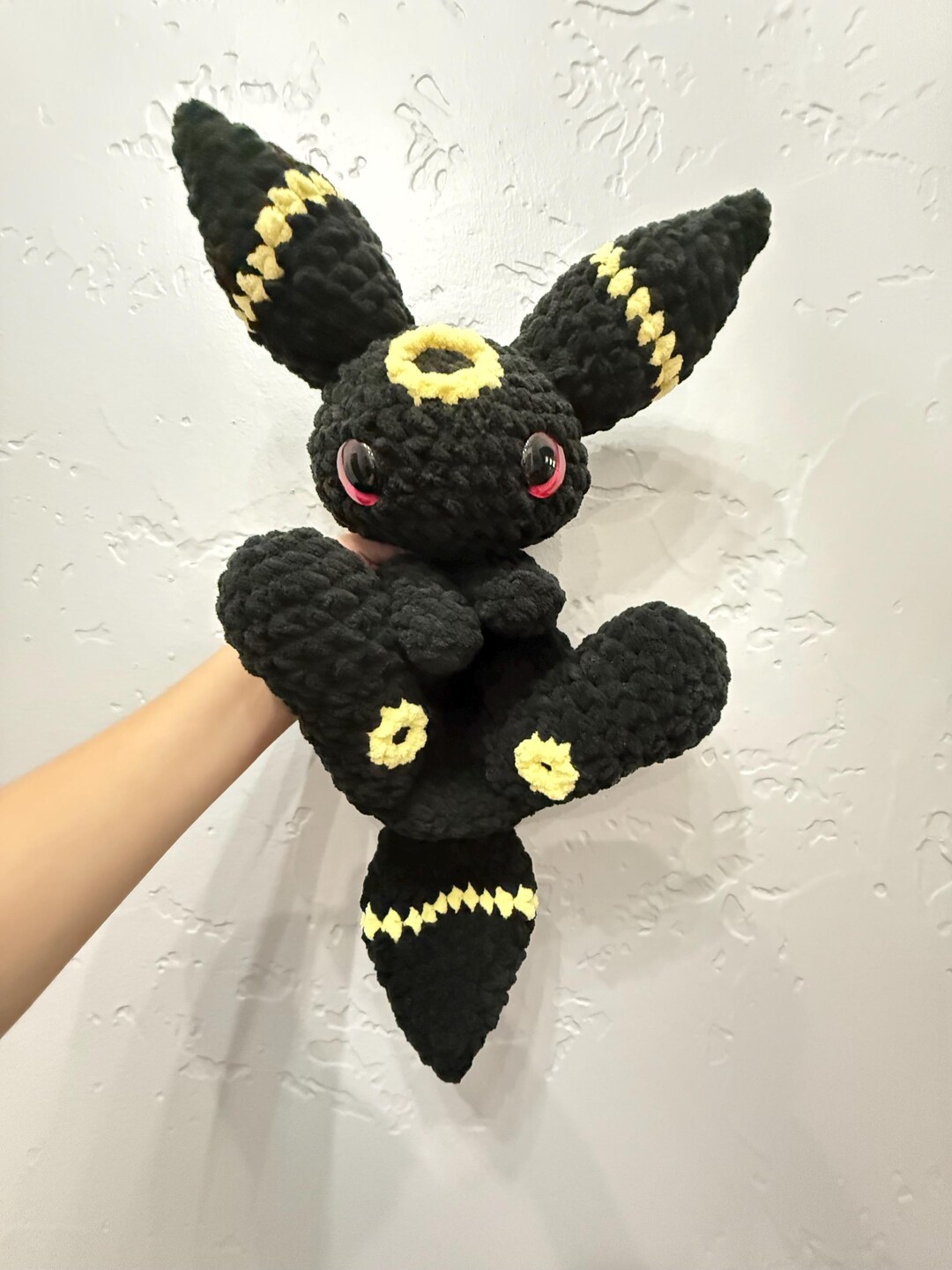 Crocheted Umbreon Plushie/umbreon Stuffed Animal/crocheted Pokémon ...
