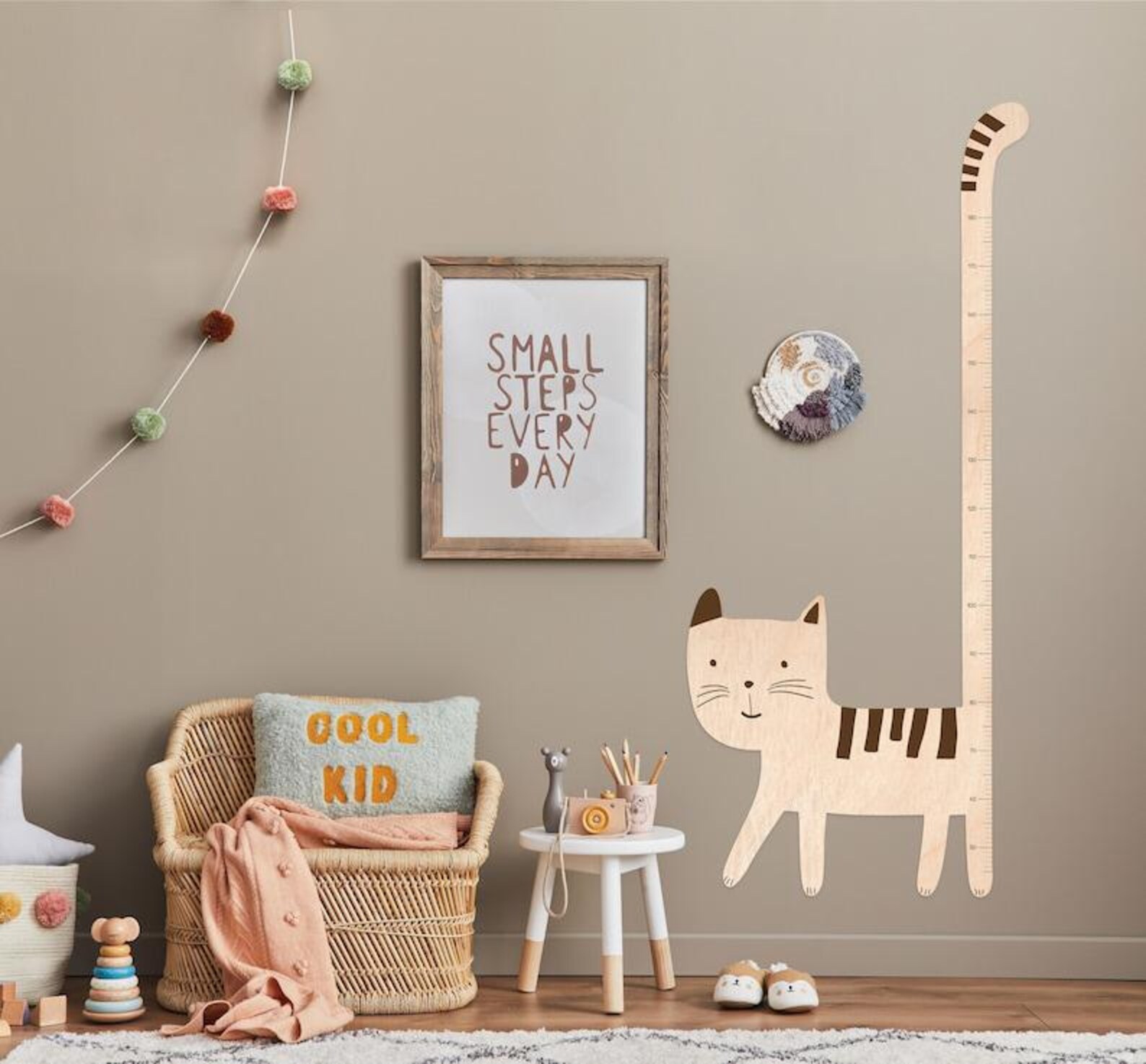 Growth Chart Board, Giraffe Growth Chart Engraved Wood Ruler, Boys Room ...