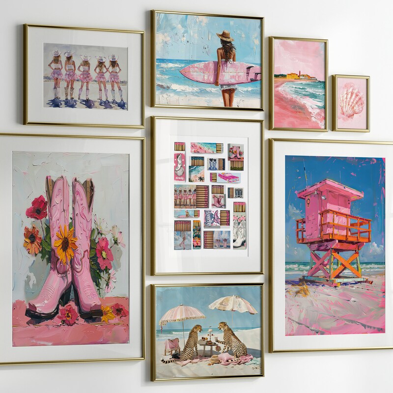 Coastal Preppy Prints - Etsy