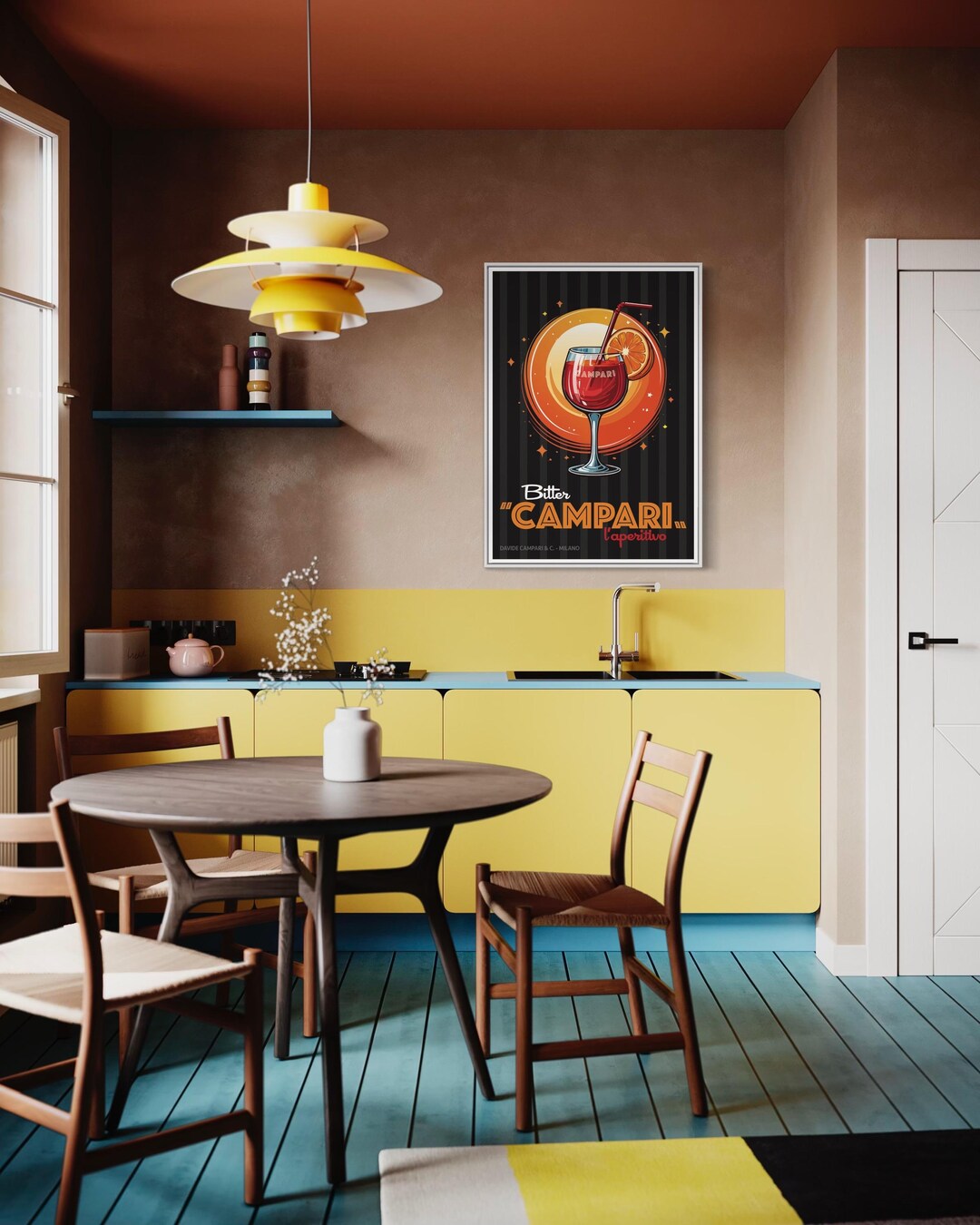 Campari Poster Cocktail Print in 5 Sizes With Free Delivery - Etsy