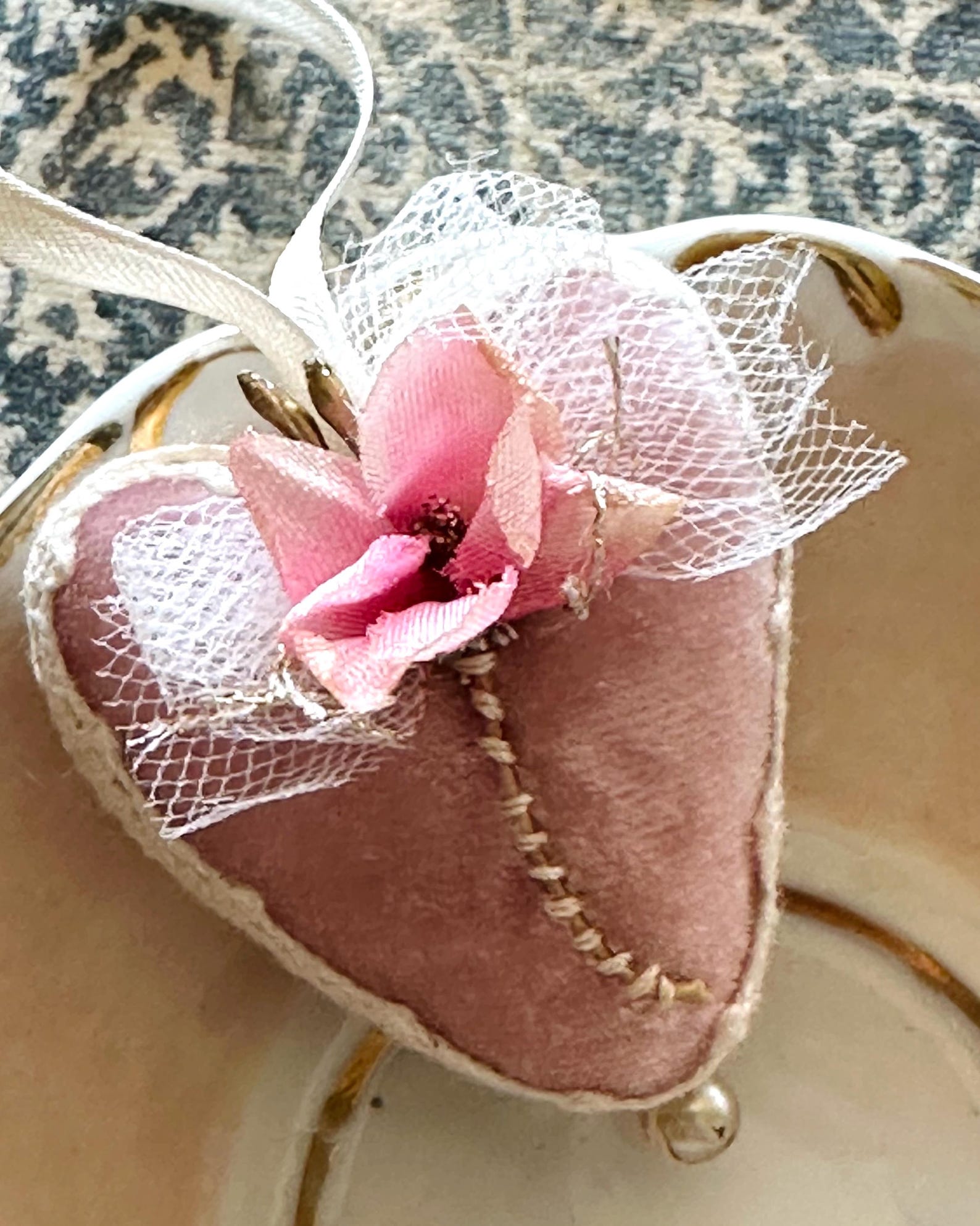 Velvet Heart Valentine Tokens - CUSTOM ORDER Handmade Romantic ...
