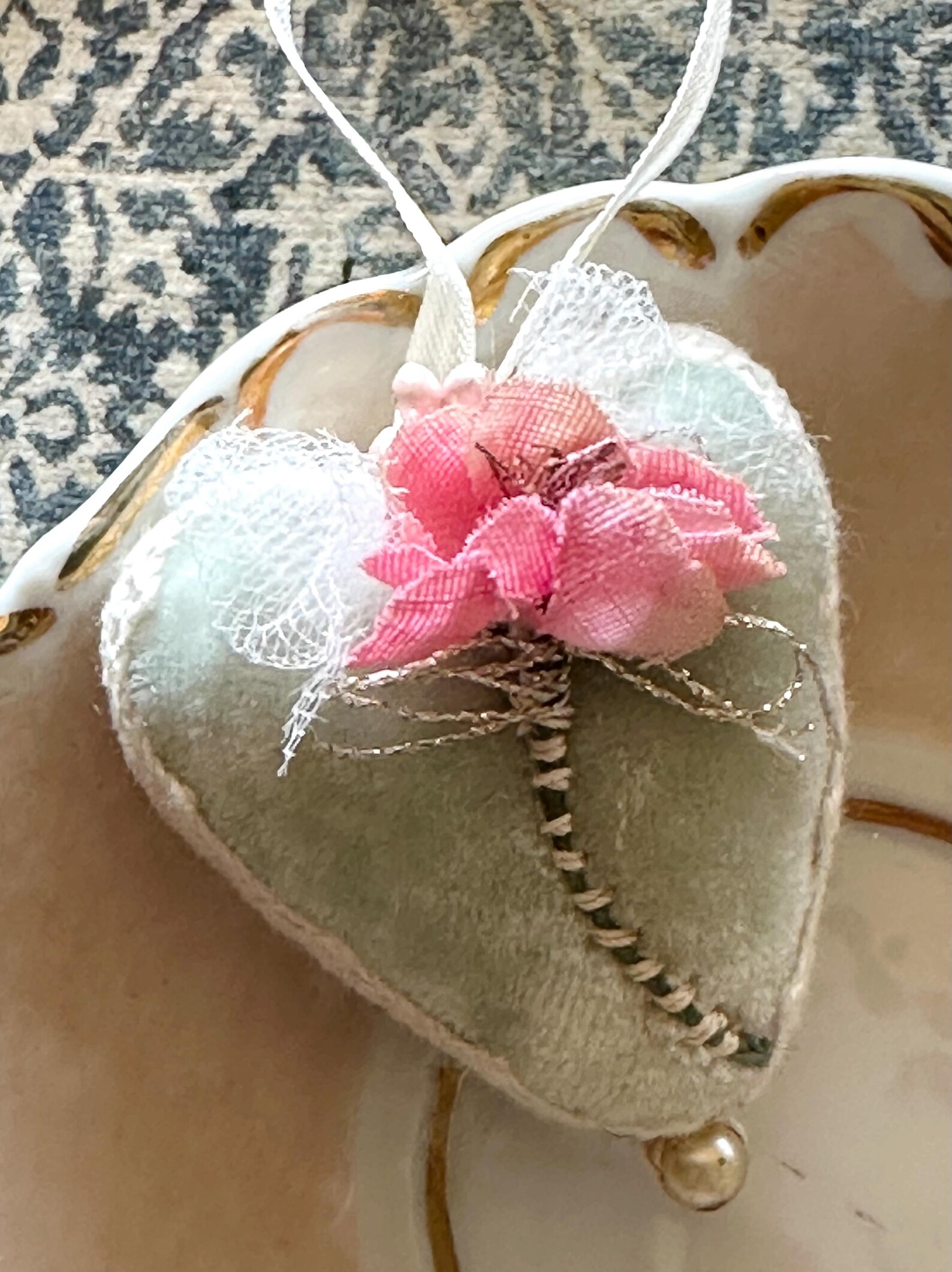 Velvet Heart Valentine Tokens - CUSTOM ORDER Handmade Romantic ...