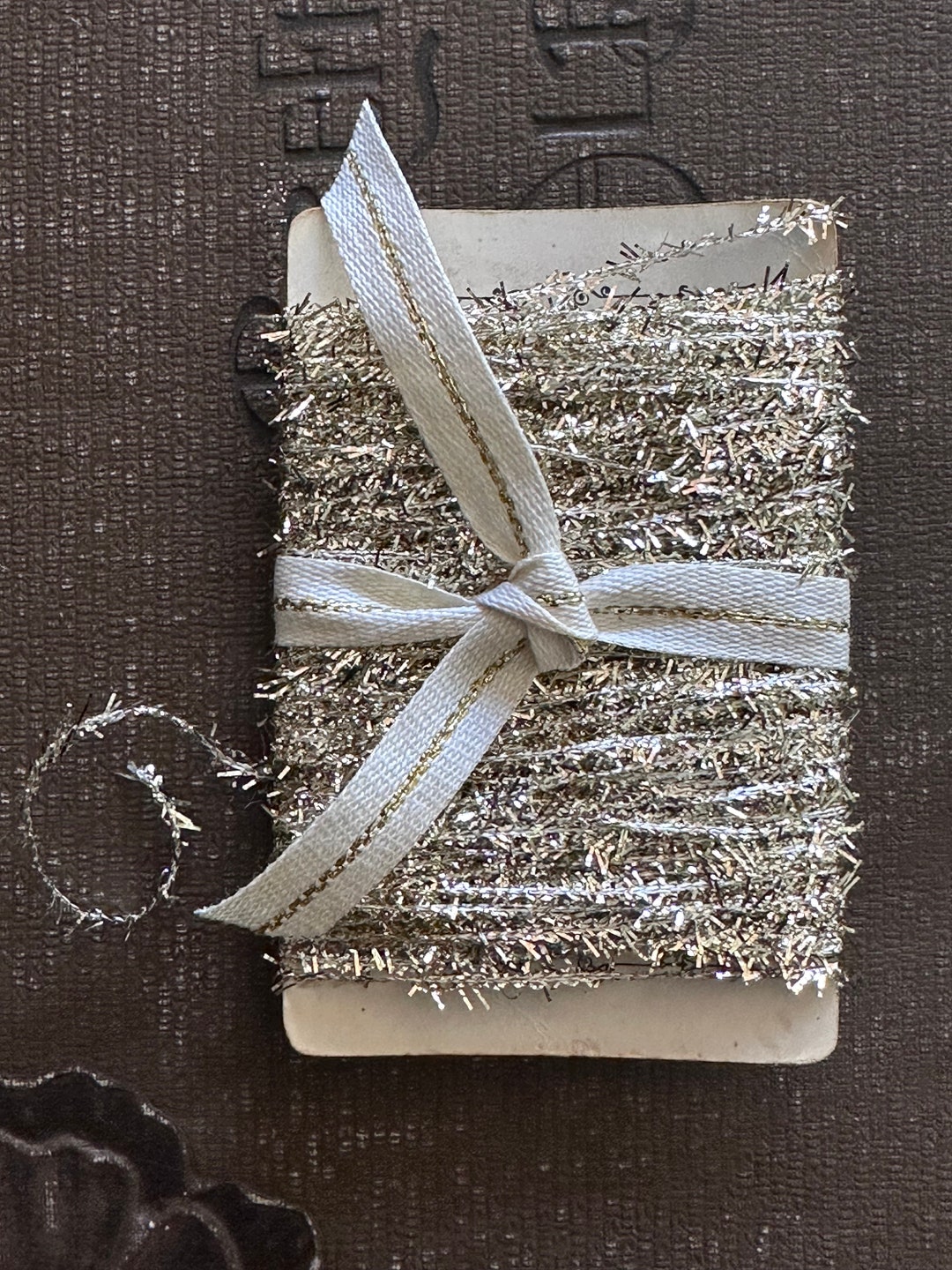 Tiny Gold Micro Tinsel Trim - 20 Yards, Holiday Garland - Etsy