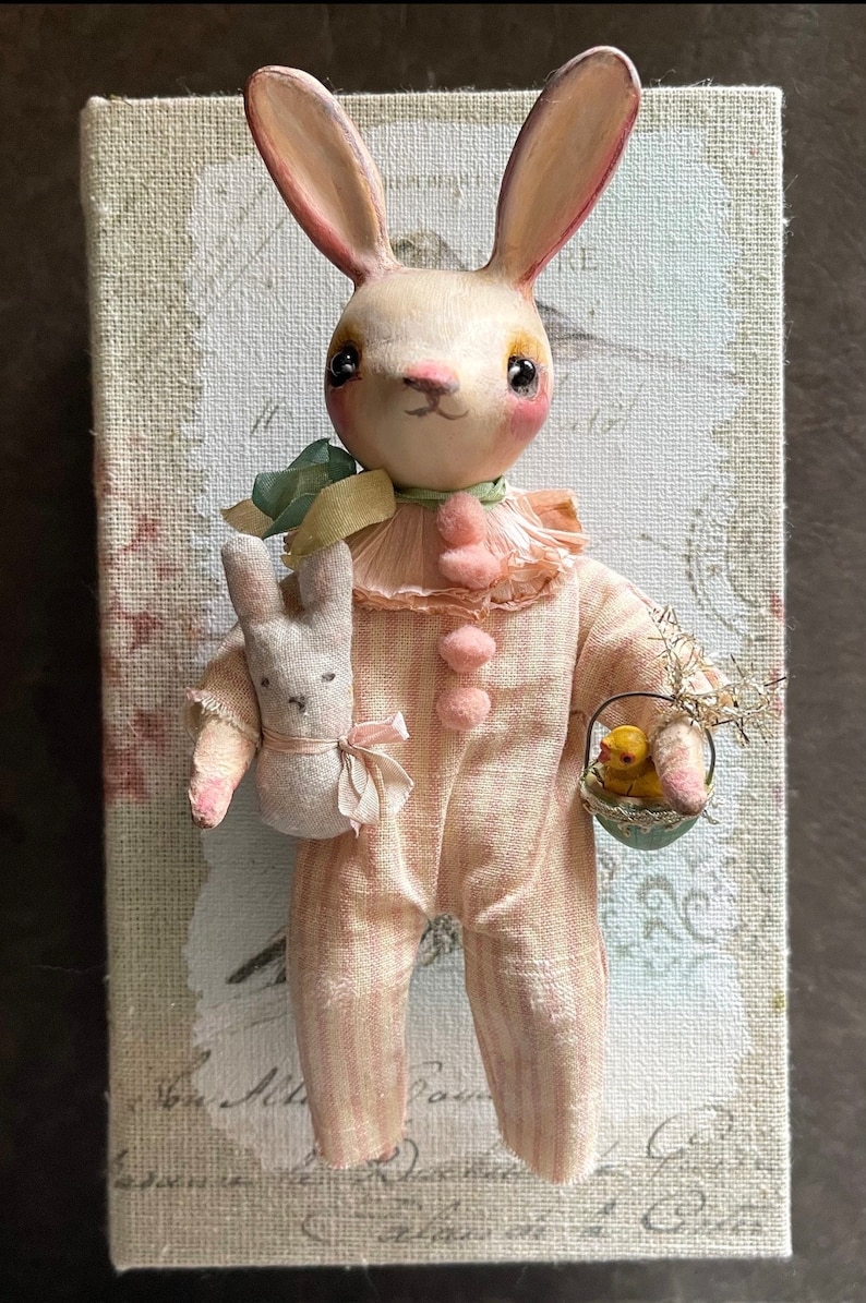 Paper Clay Bunny Doll Online Class and Kit – Mixed Media Tutorial - Etsy