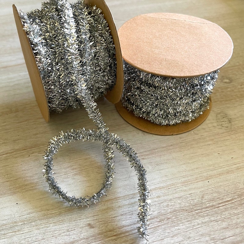 Silver Tinsel - Etsy