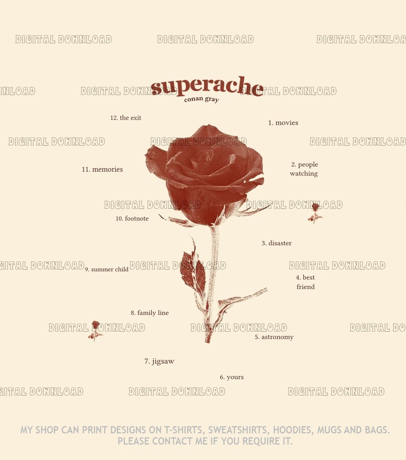 Vintage Superache Album PNG, Conan PNG, Conan Music Gray Conan Fan Gray ...